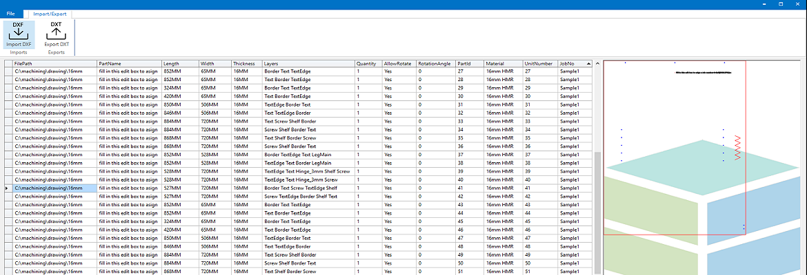 GigaDXF - BoxMaster Software